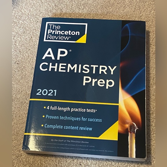 Other | The Princeton Review Ap Chemistry Prep Book | Poshmark